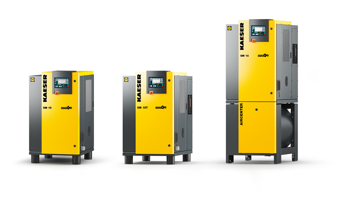 15 HP Rotary Screw Compressors | Kaeser Compressors